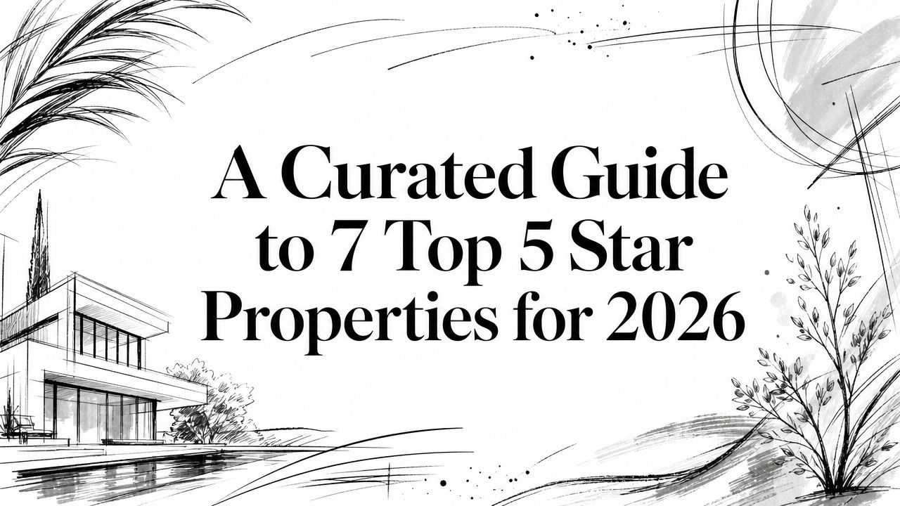 A Curated Guide to 7 Top 5 Star Properties for 2026 | HauteBlack